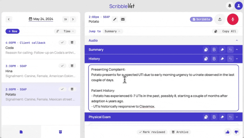 What's new at ScribbleVet